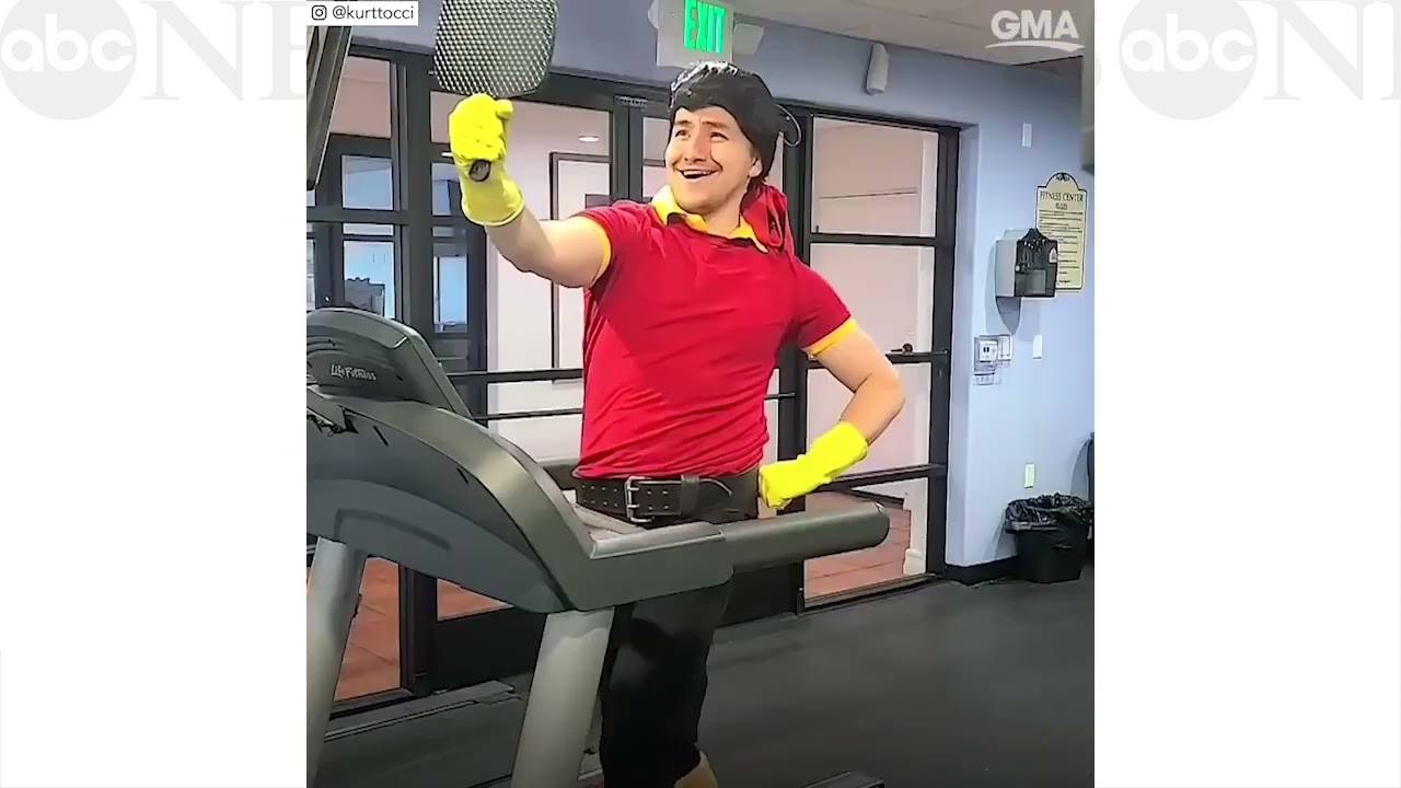 Digital creator cosplays as Disney characters using treadmill - The ...