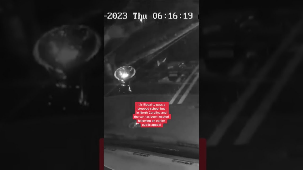 Car almost hits kids catching school bus - The Global Herald