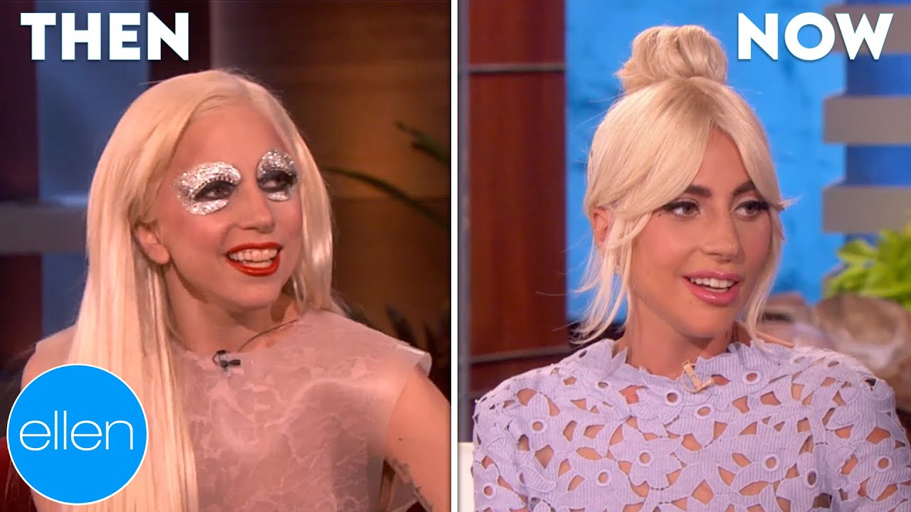 Then and Now: Lady Gaga's First & Last Appearances on The Ellen Show ...