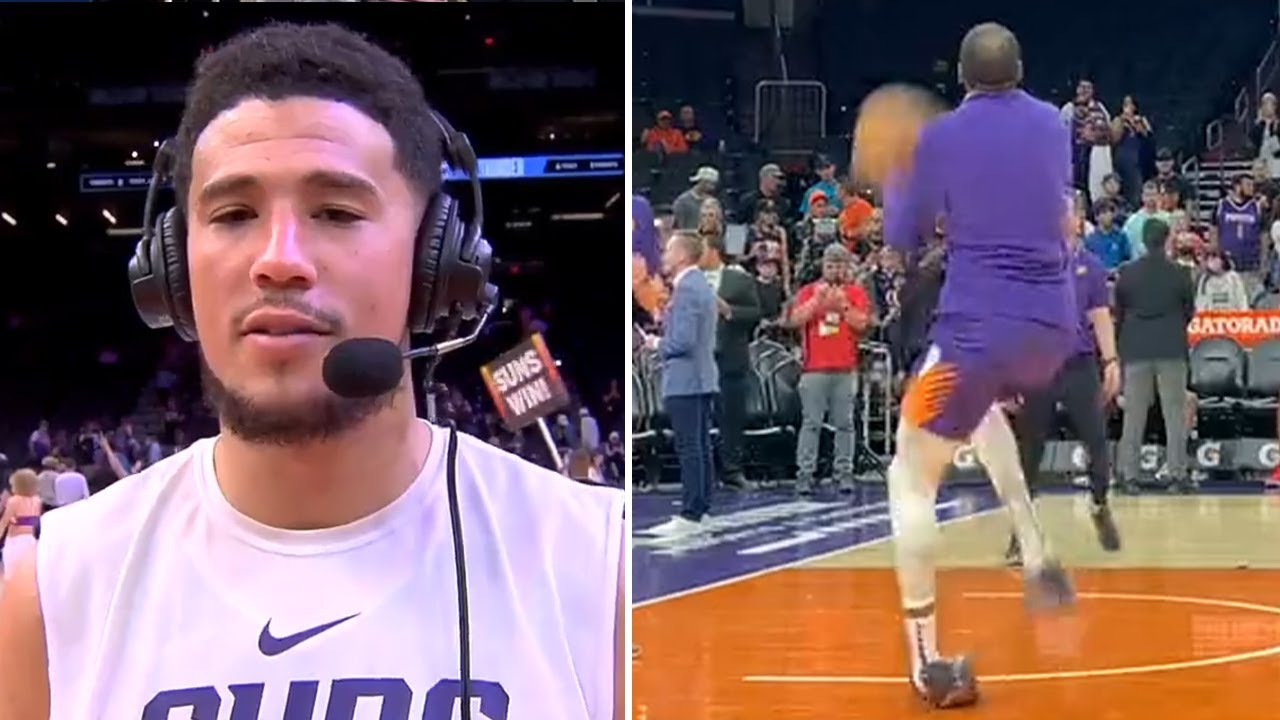 KD is fine, it's just a roll - Devin Booker on Kevin Durant's pregame ...