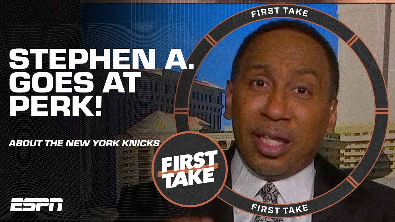 Stephen A. GOES OFF on Kendrick Perkins about his beloved New York ...