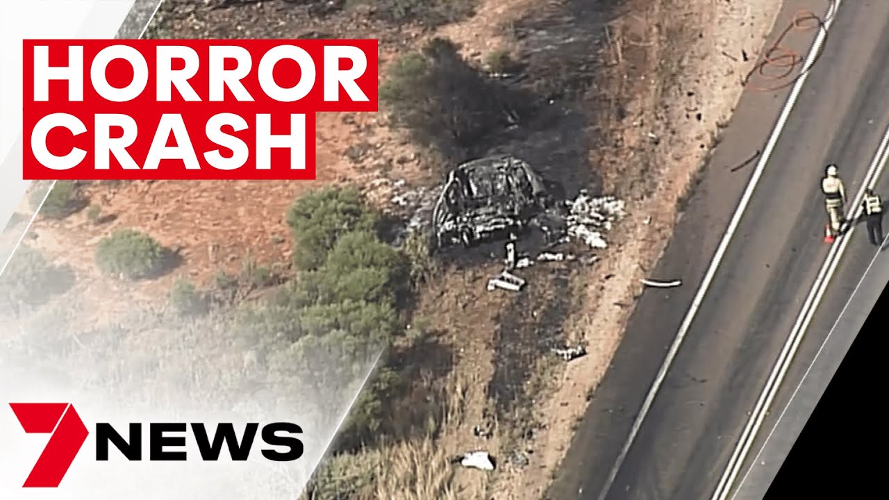 Two men killed in horror Sturt Highway truck crash | 7NEWS - The Global ...