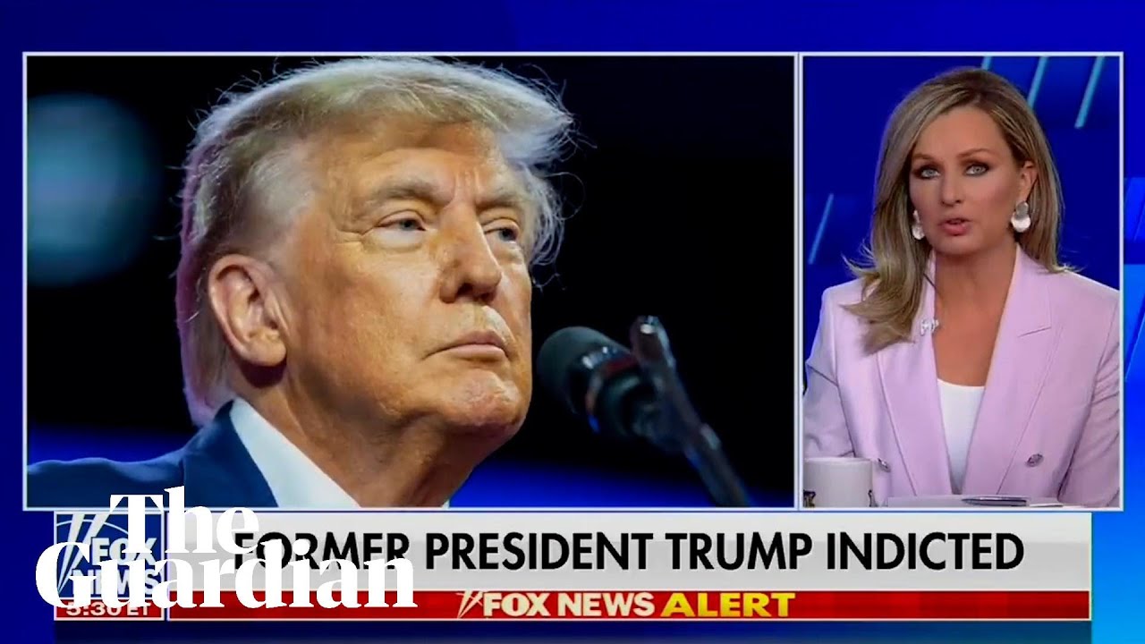 Gasp heard on Fox News as Donald Trump indictment announced - The ...
