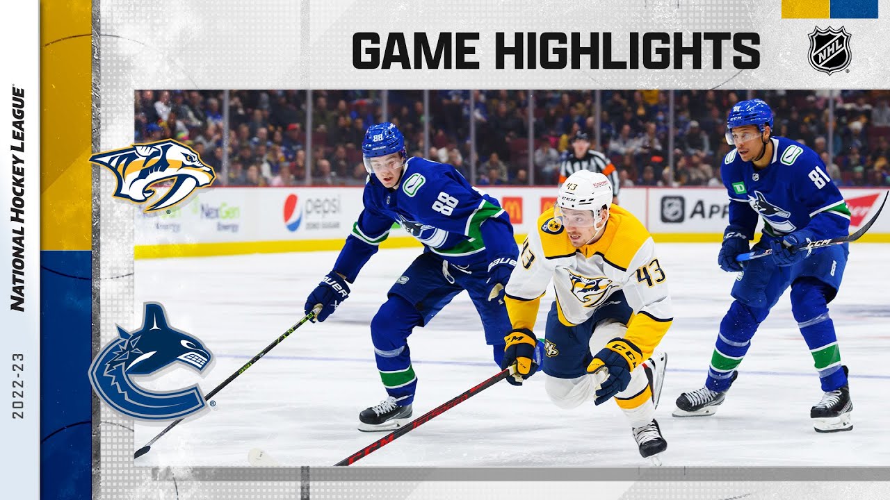 Predators @ Canucks 6/3 | NHL Highlights 2023 - The Global Herald