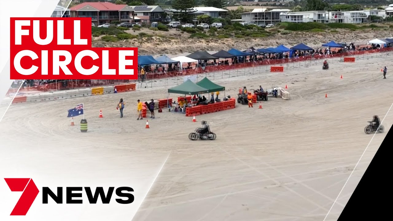 Vintage motorbikes have hit the sand at Sellicks Beach | 7NEWS - The ...