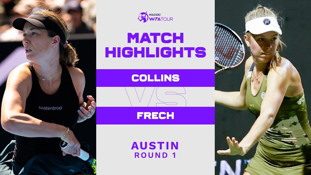 Danielle Collins vs. Magdalena Frech | 2023 Austin Round 1| WTA Match ...