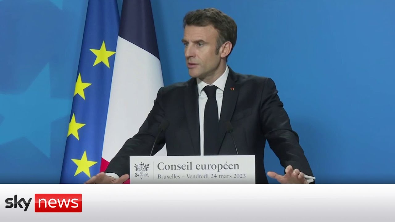 Watch live: French President Emmanuel Macron gives national briefing ...