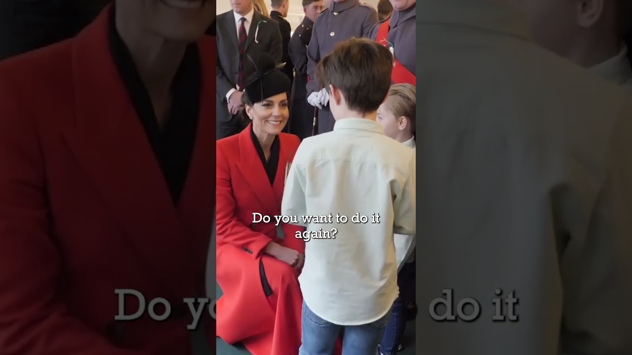 The Moment Princess Kate is WOW-ed by Boy at St David's Day Parade ...