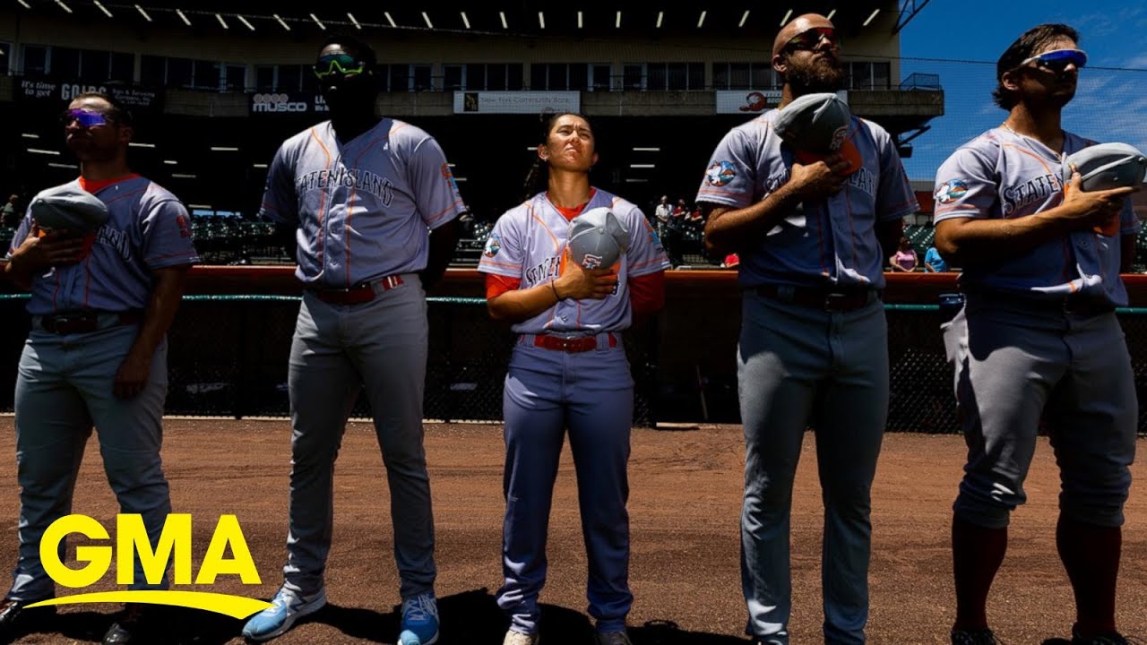 Meet the 1st woman to start an Atlantic League baseball game | GMA ...