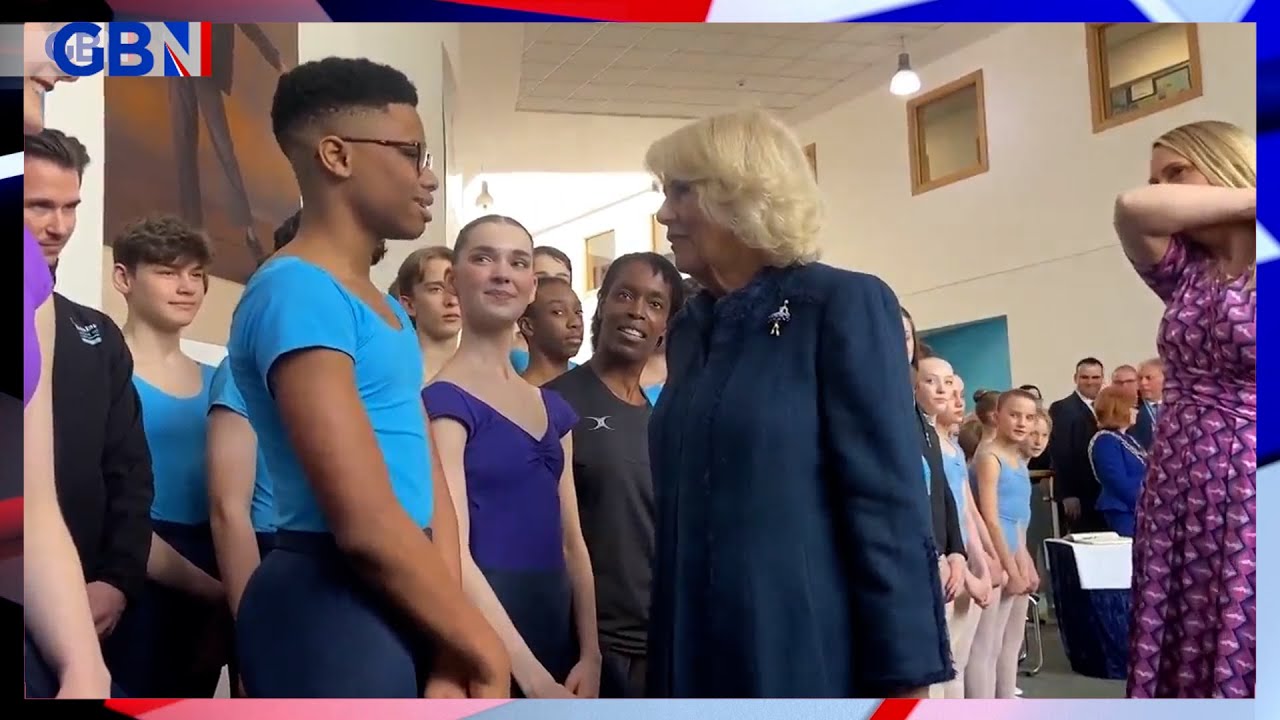 Queen Consort Camilla visits Elmhurst Ballet School | Cameron Walker ...
