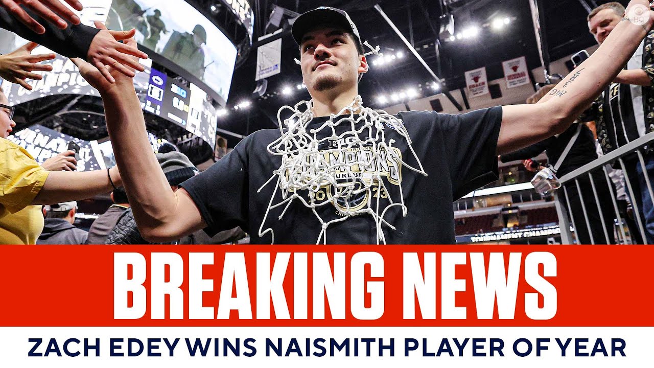 Purdue Center Zach Edey Wins The Naismith Player Of The Year Award I ...