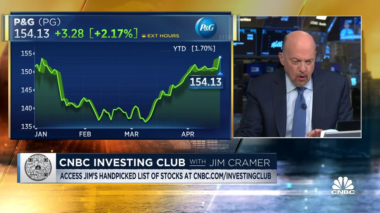 Cramer's First Take on P&G: When you have a great brand, you can raise ...
