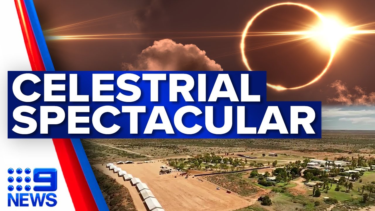 Travellers swarm to Exmouth for WA's total solar eclipse | 9 News ...