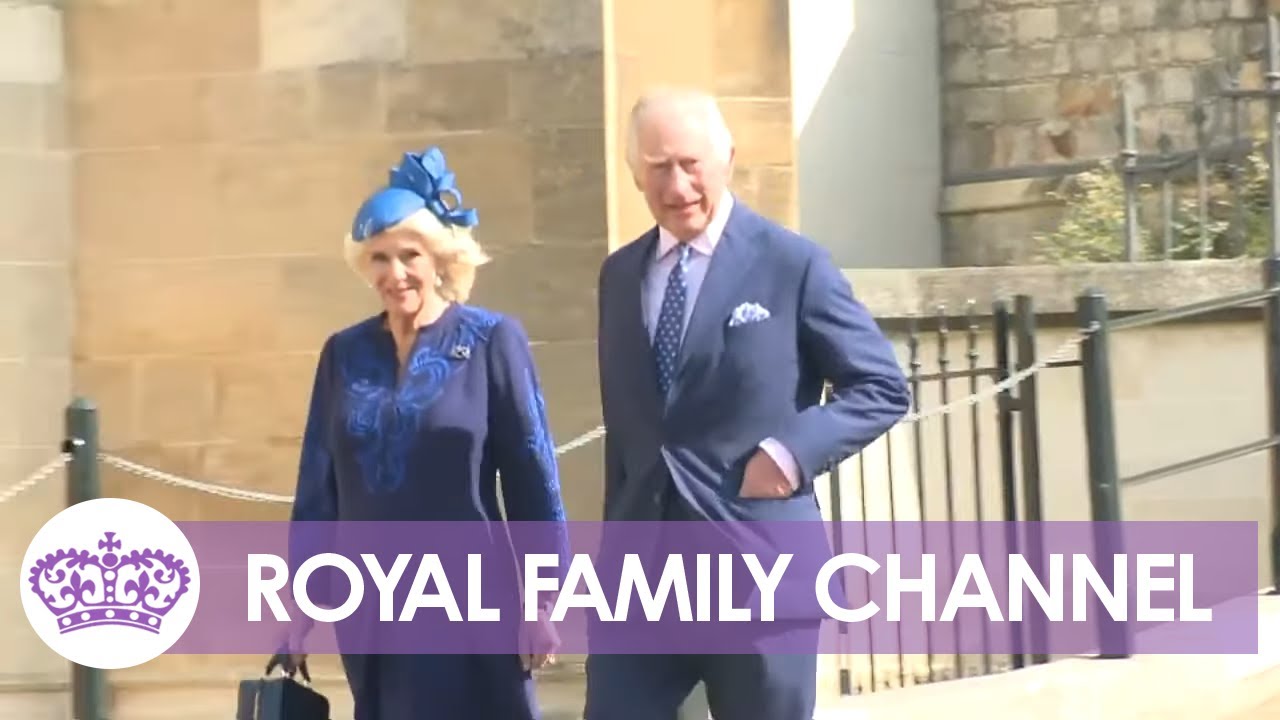 Charles and Royal Family attend first Easter Sunday of reign - The ...