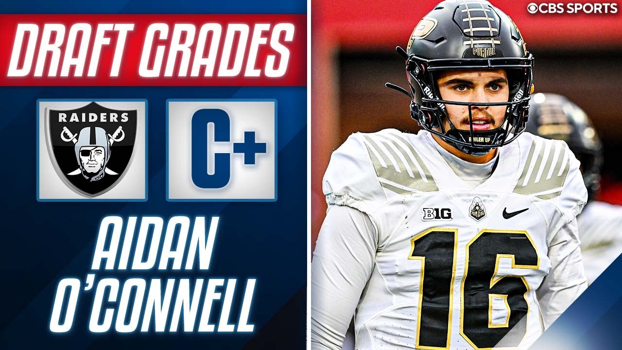 Raiders Draft QB Aidan O'Connell Out Of Purdue In 4th Round I 2023 NFL ...