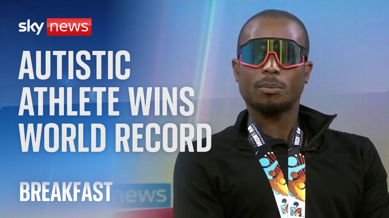 'Super Sam': The first autistic triathlete and world record holder ...