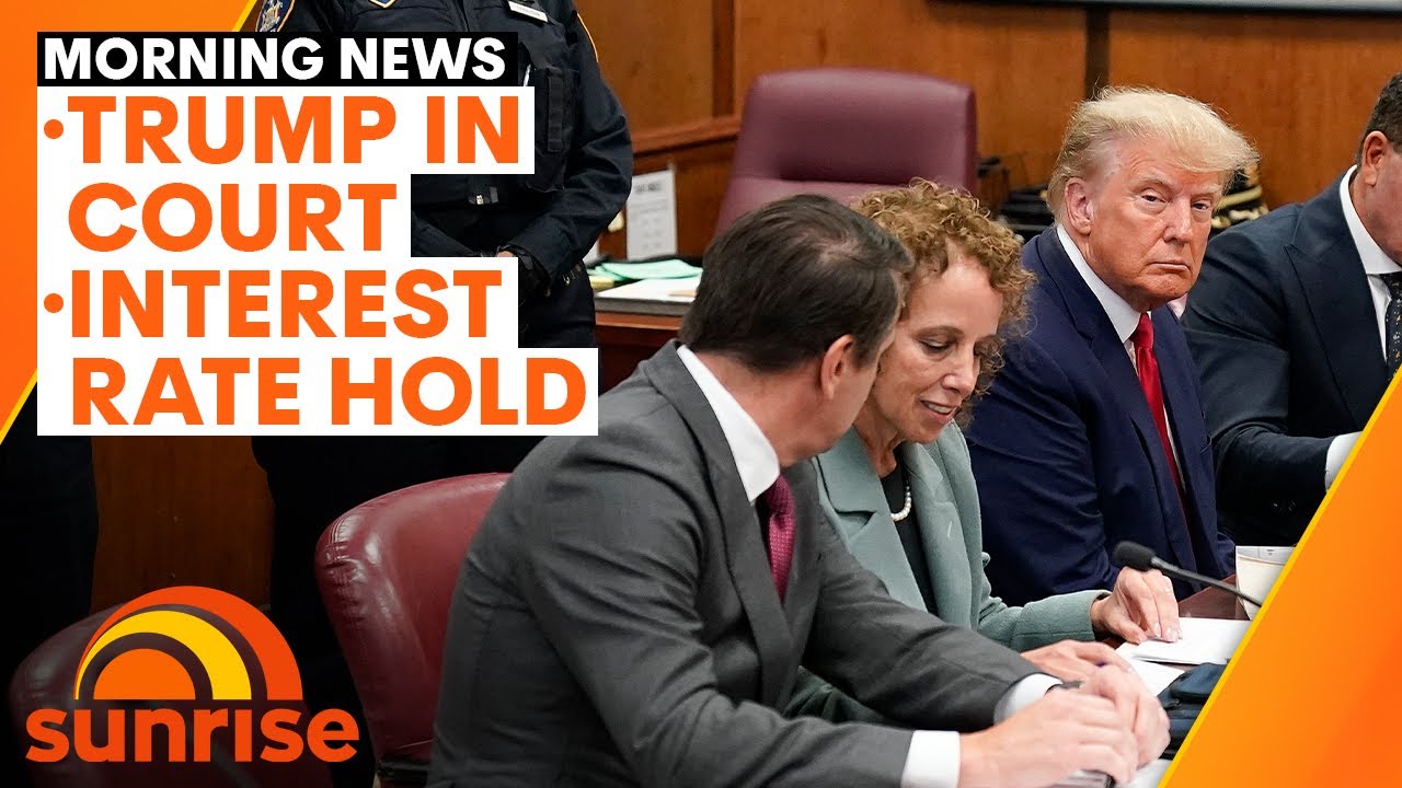 News Update: Trump pleads not guilty to 34 charges; RBA holds interest ...
