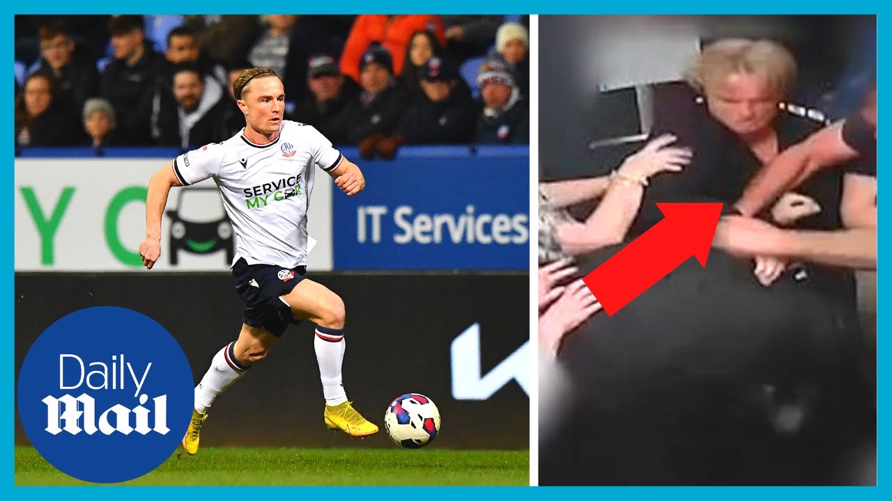 Shocking moment footballer Kyle Dempsey and dad beat up bouncer - The ...