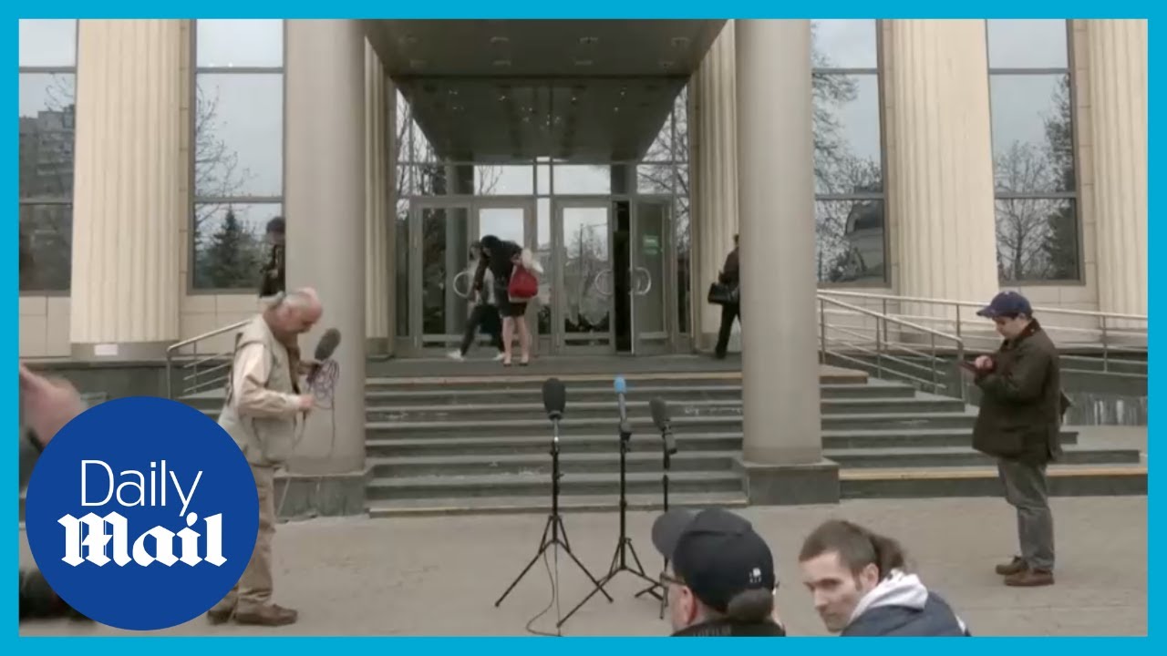 LIVE: WSJ reporter Evan Gershkovich seen in Moscow courtroom for appeal ...