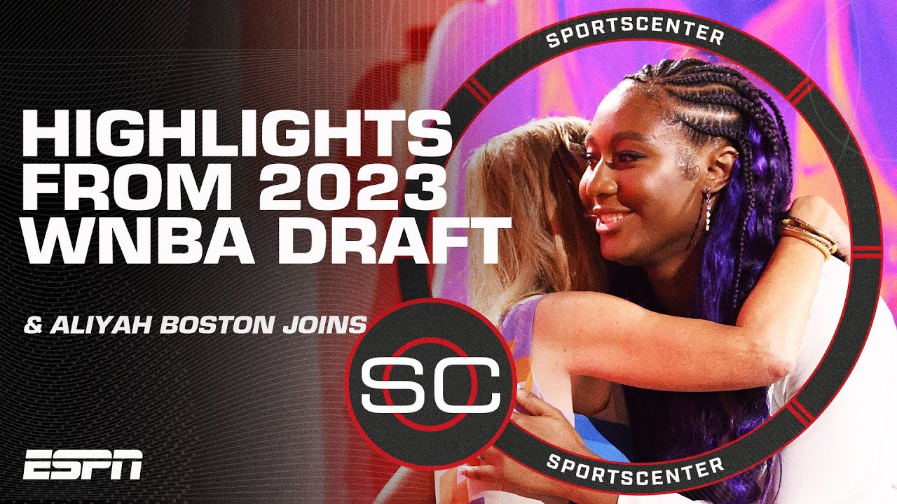 Top moments from 2023 WNBA Draft as Aliyah Boston goes No. 1 overall ...