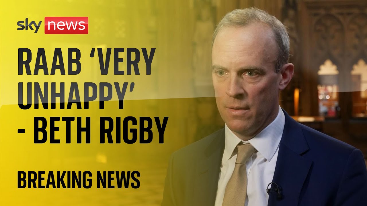 BREAKING: 'Dominic Raab has quit, but he's clearly very unhappy' - Beth ...