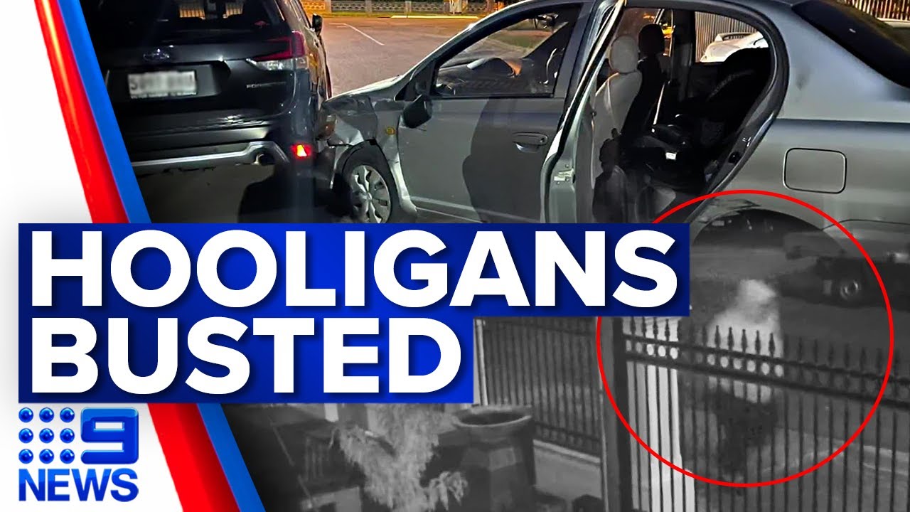 Seven young hooligans arrested after joyride goes wrong in Adelaide | 9 News Australia - The ...
