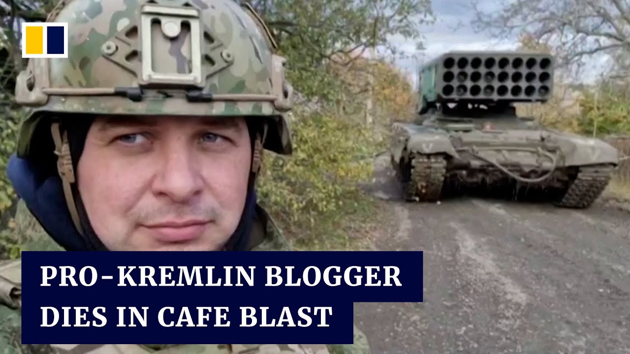 Pro-war Russian military blogger killed in explosion in St Petersburg ...