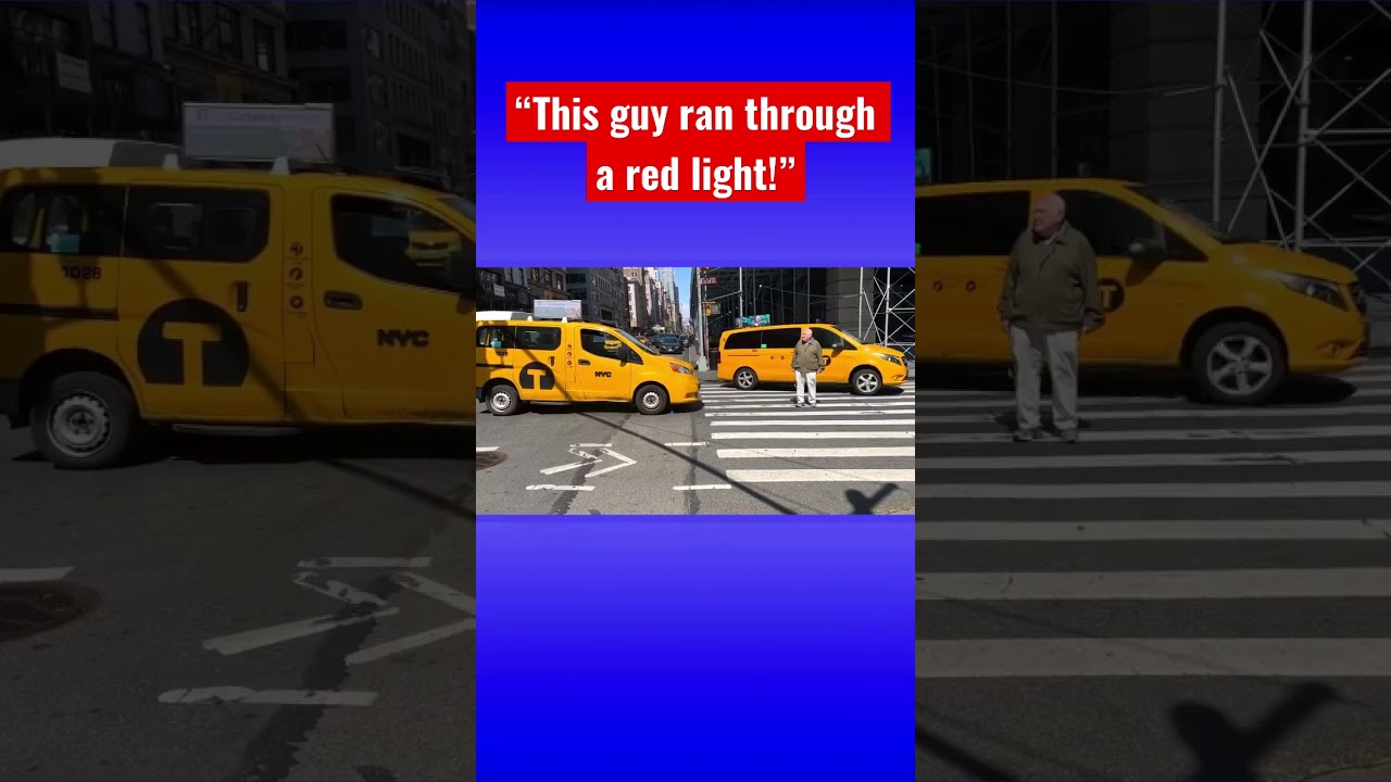 WATCH: Elderly man halts taxi in NYC for running red light #nyc - The Global Herald