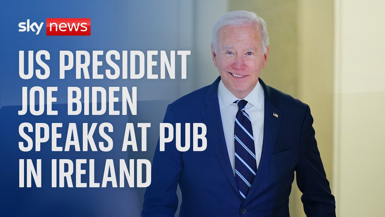 Watch live: US President Joe Biden speaks in Dundalk pub during visit ...