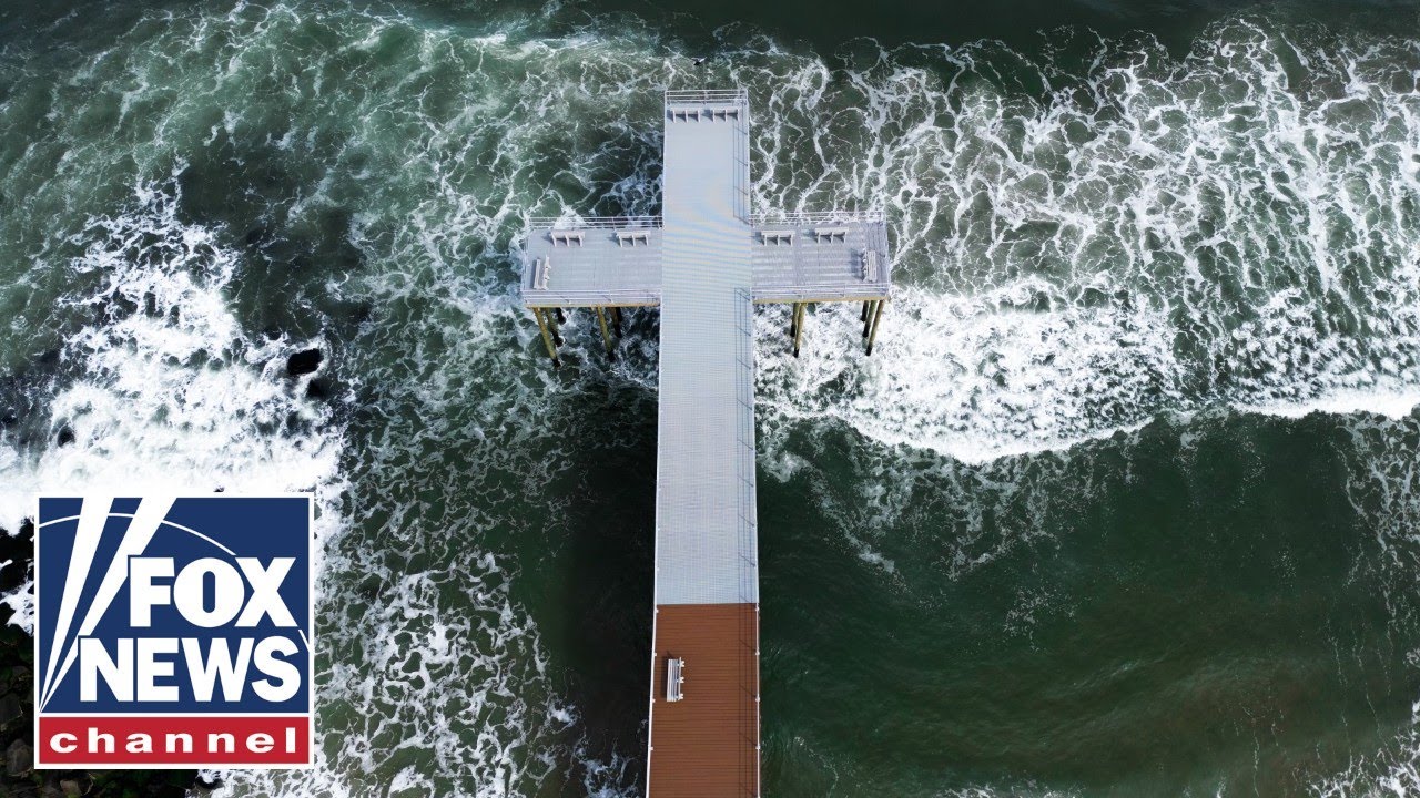 Jersey Shore beach town rebuilds pier in shape of the cross - The ...