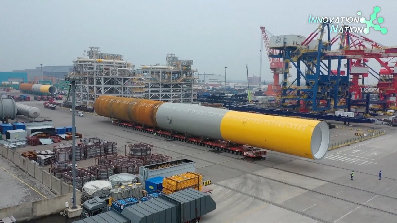 Supersized pipe piles depart for Greater Bay Area wind power project ...