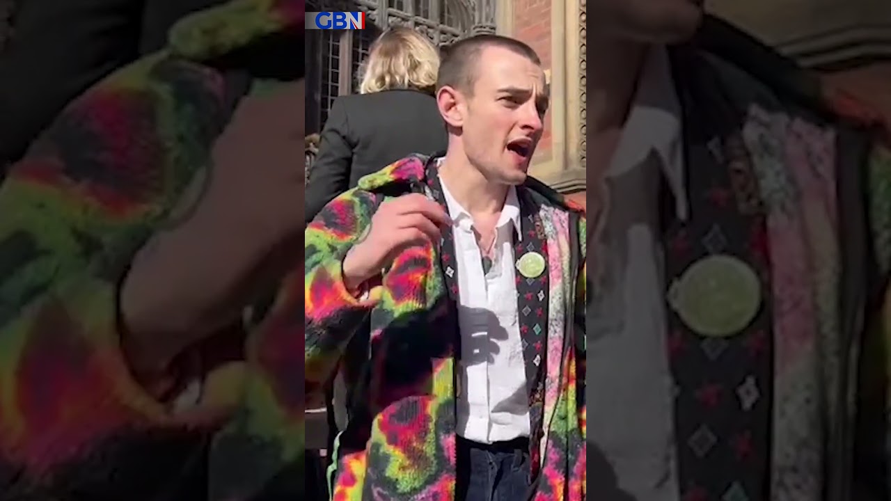 Patrick Thelwell speaks outside court where he is on trial for ...