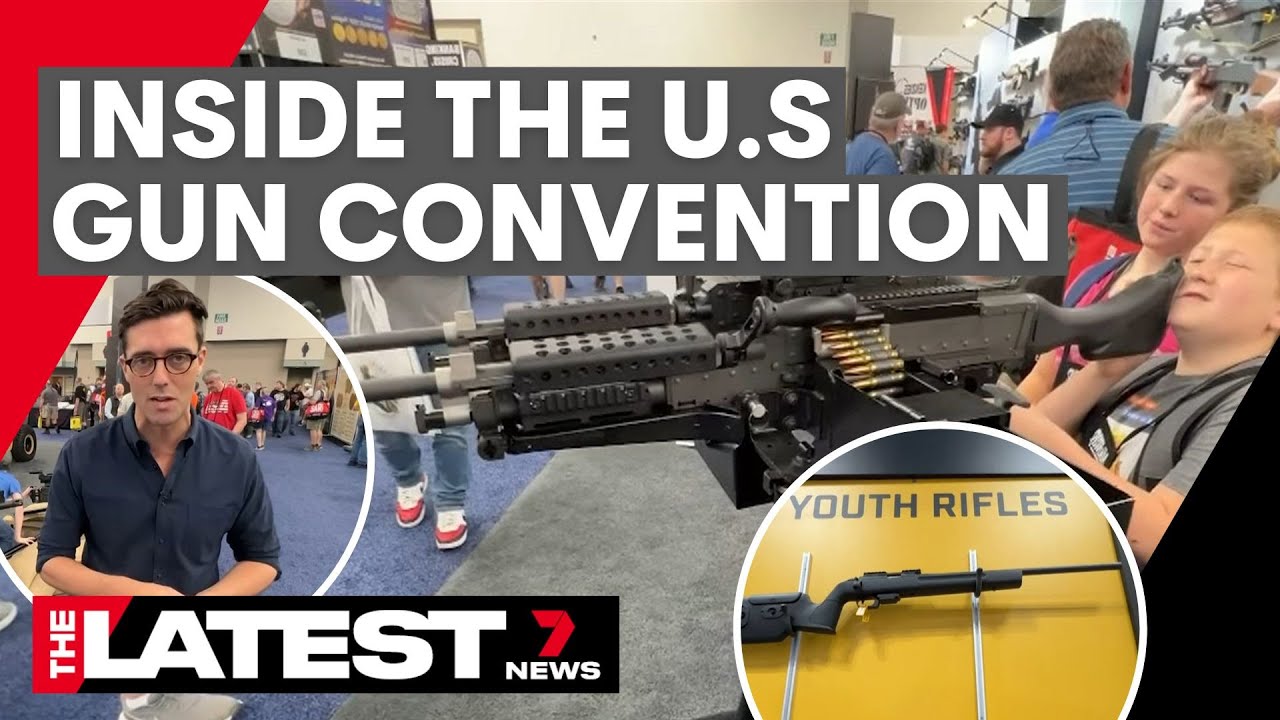 Special access inside the U.S National gun lobby convention | 7NEWS ...
