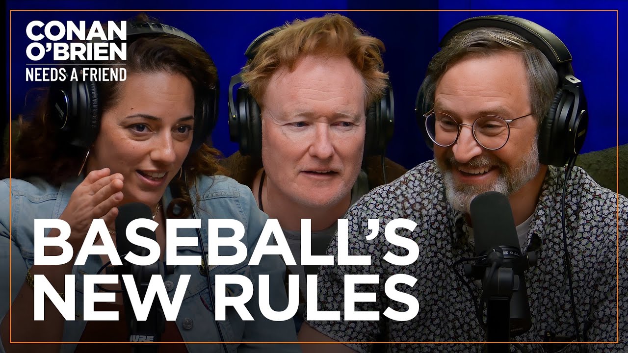Conan, Sona, & Gourley Discuss Baseball’s New Rules | Conan O'Brien ...