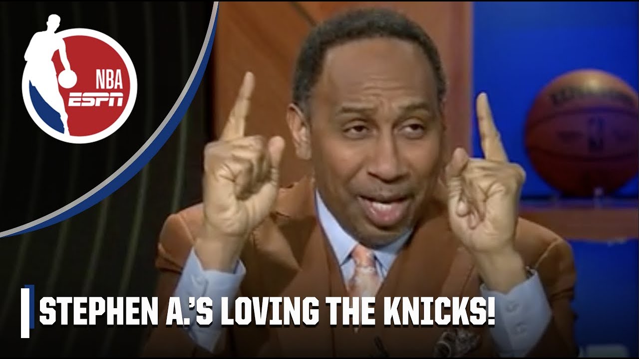 Stephen A. LOVES EVERYTHING about the New York Knicks ️ | NBA on ESPN ...