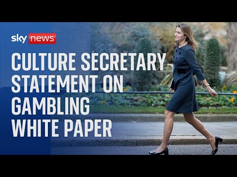 Watch Live: Lucy Frazer, Culture Secretary, speech on new Gambling ...