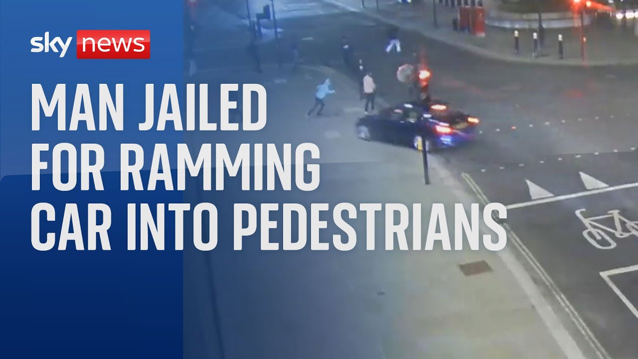 Driver jailed for ramming car into pedestrians - The Global Herald
