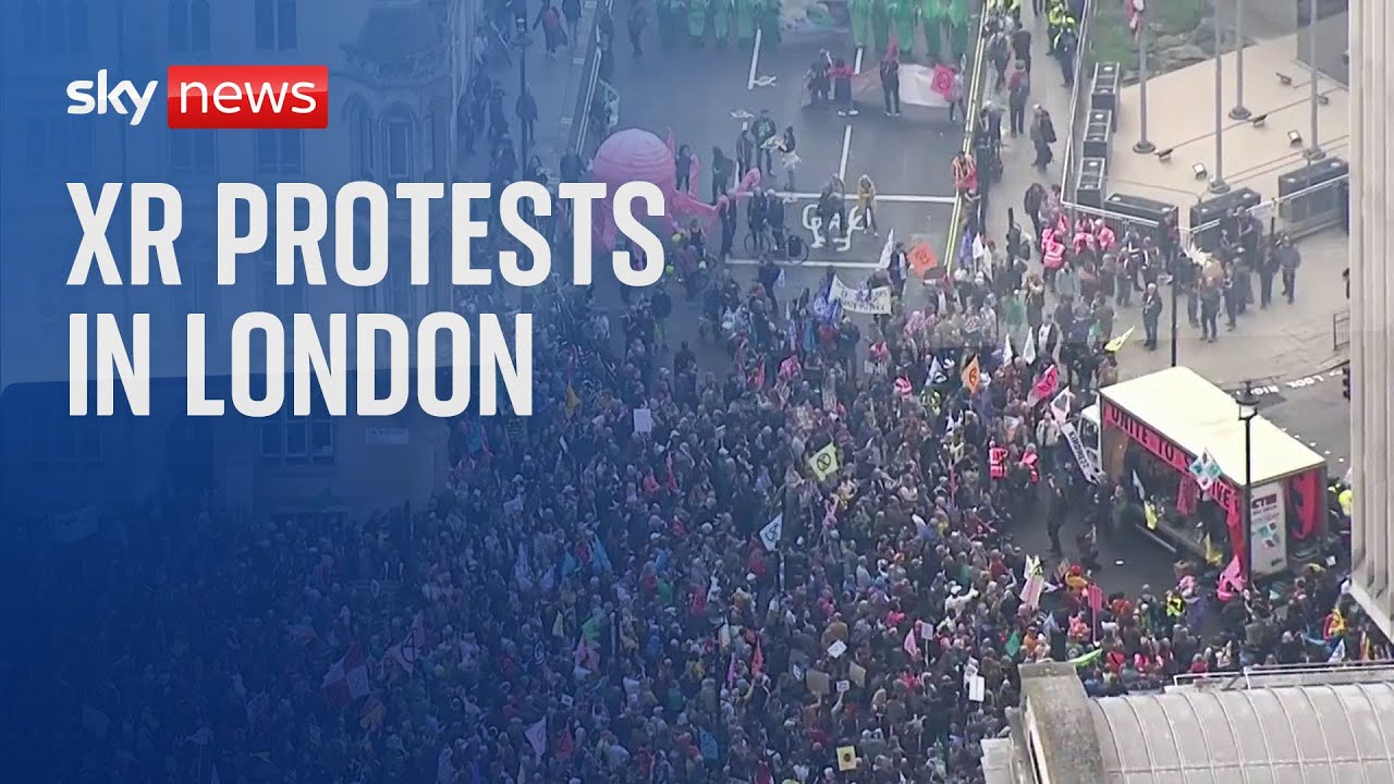 Watch live: Extinction Rebellion protests in central London - The ...