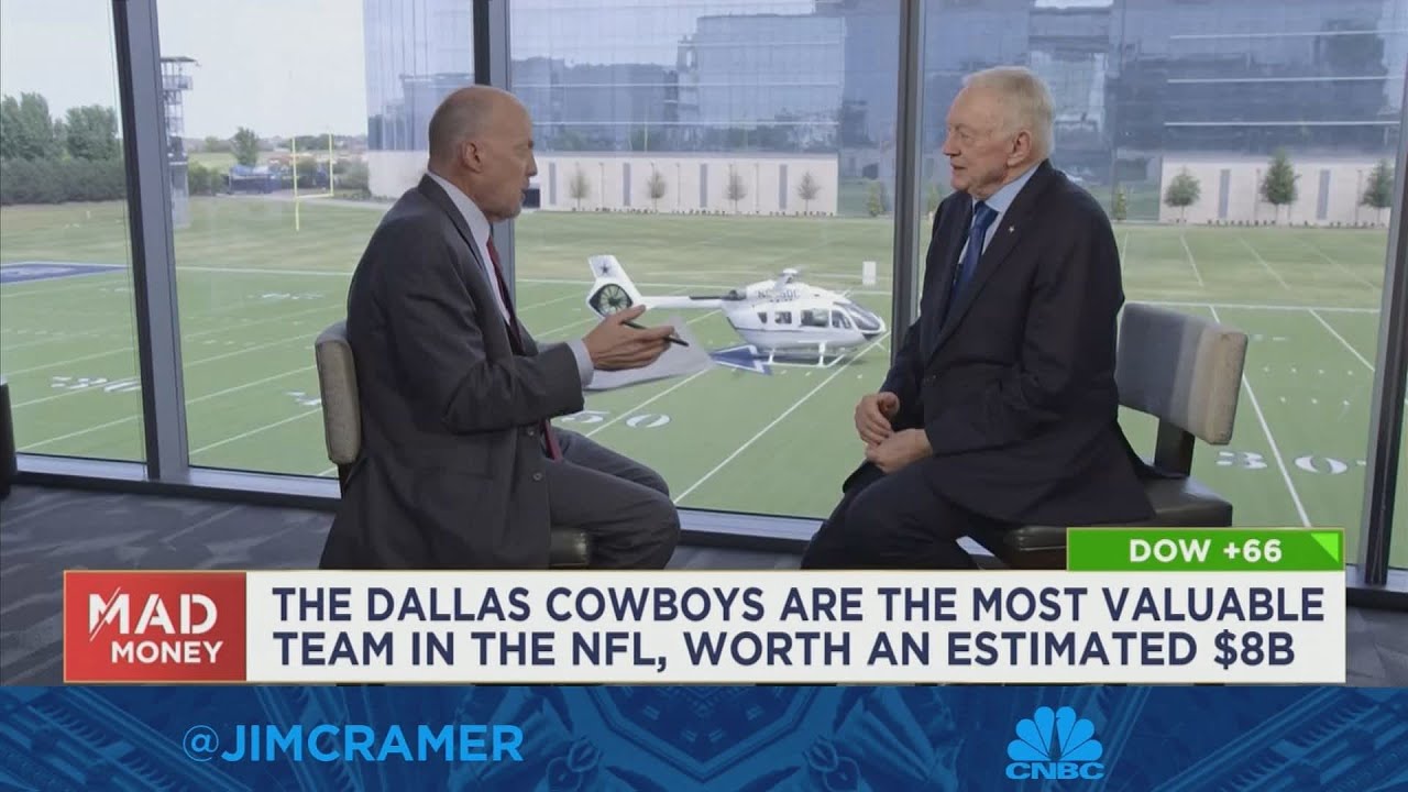 Jim Cramer sits down with Dallas Cowboys owner Jerry Jones ahead of the ...