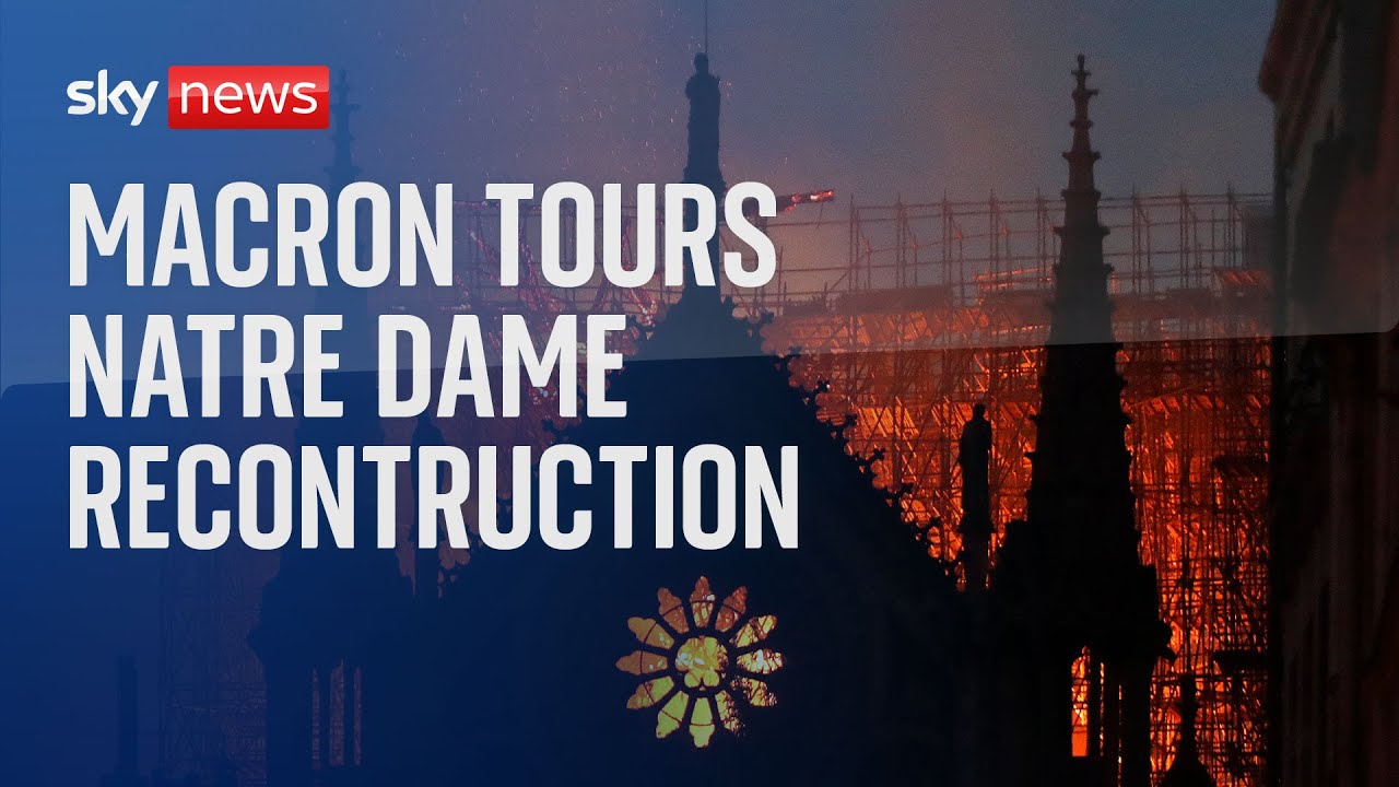Watch live: Emmanuel Macron tours Notre Dame ahead of fourth ...