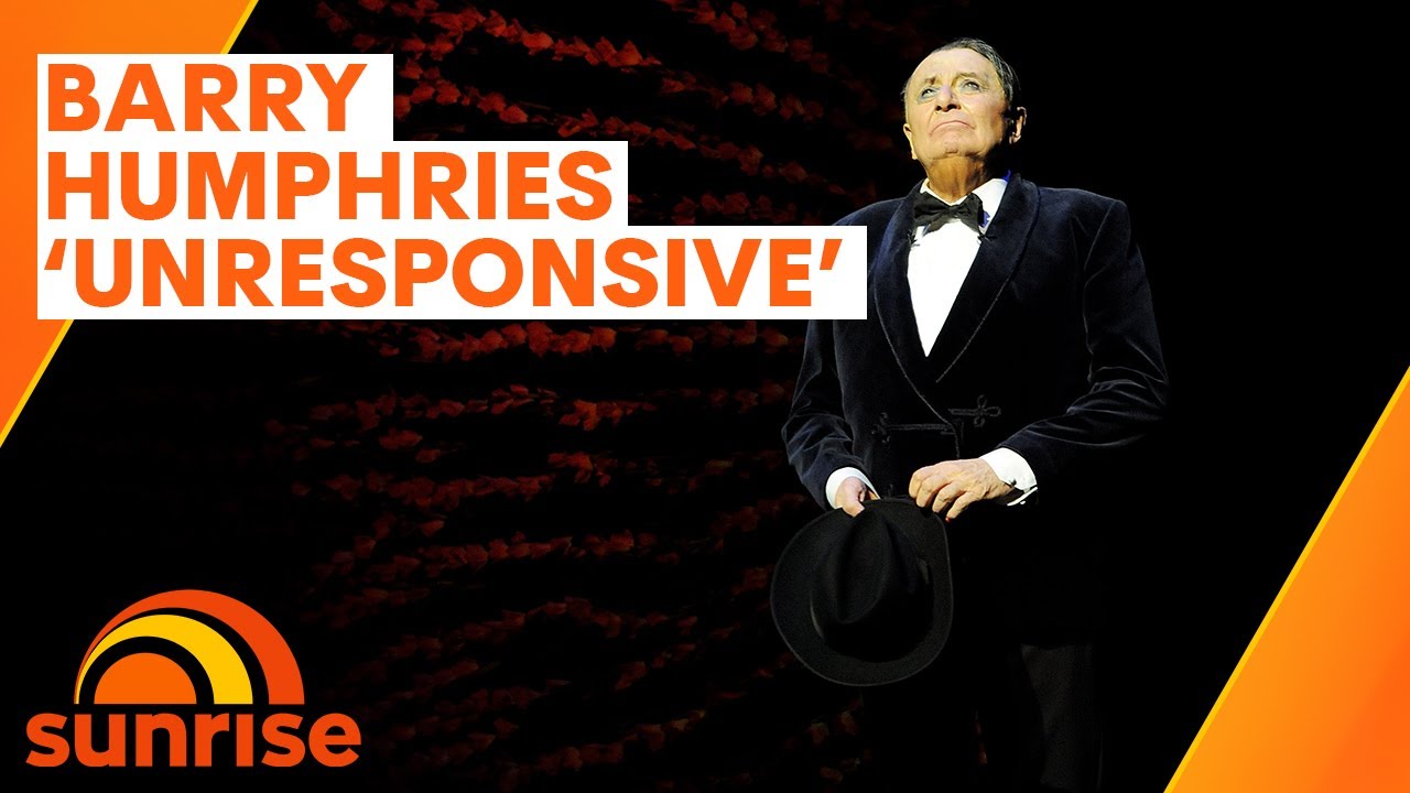 Comedian Barry Humphries 'unresponsive' following hip surgery ...