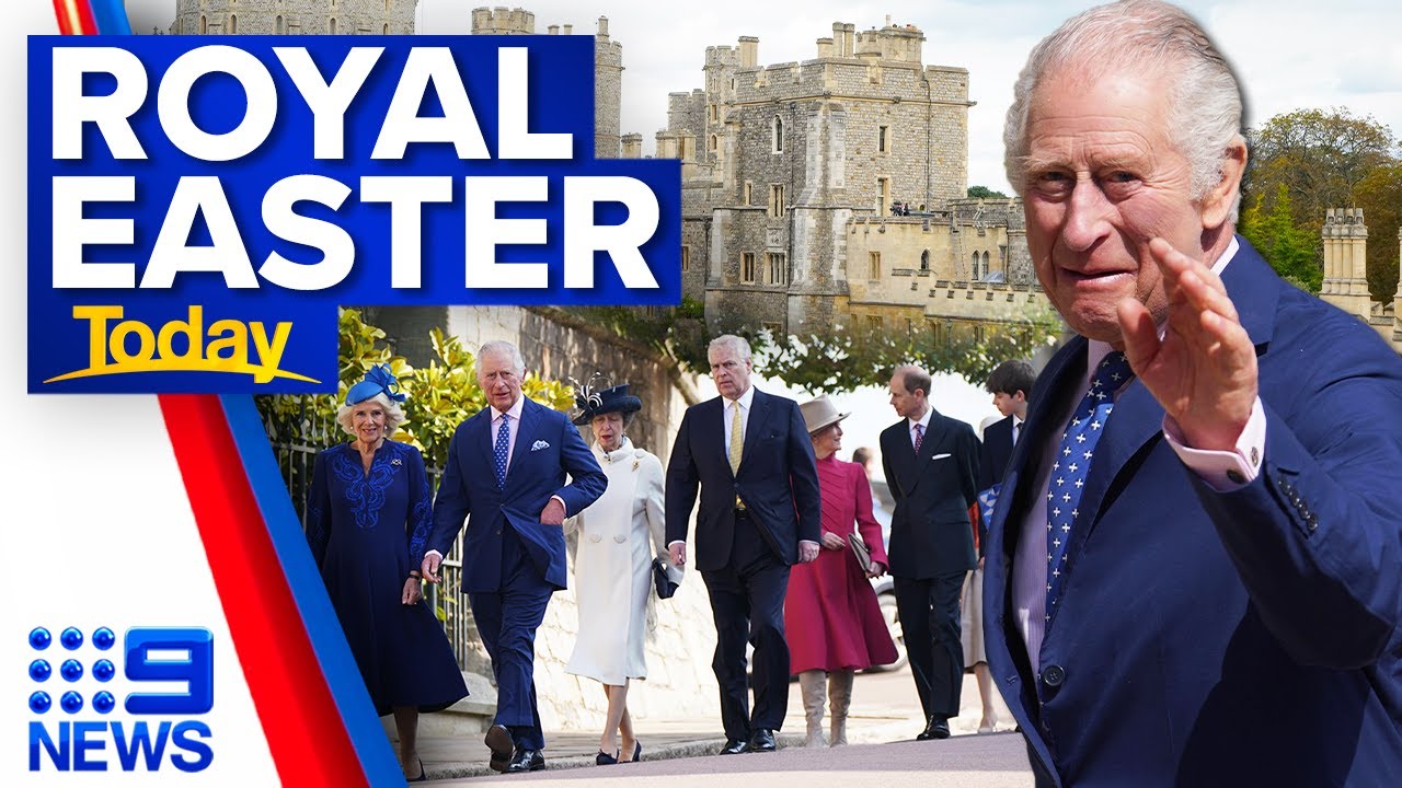Royal family attend first Easter Sunday service since Queen’s death | 9 ...
