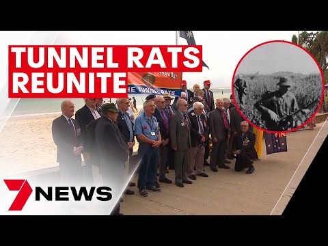 The Tunnel Rats who risked their lives in the trenches reunite on ...