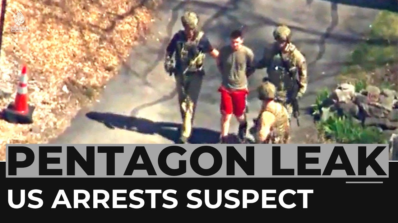US arrests man in probe into classified Pentagon documents leak - The ...