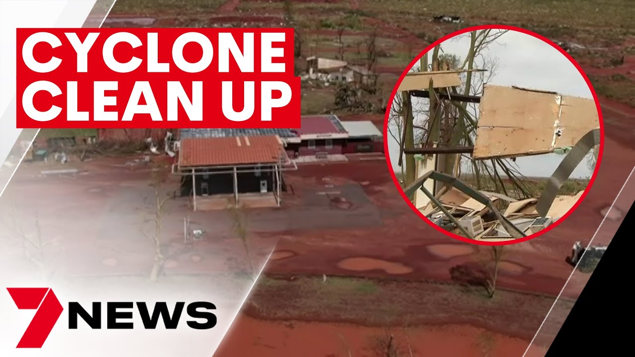 Monster tropical cyclone leaves mass clean up in Western Australia ...