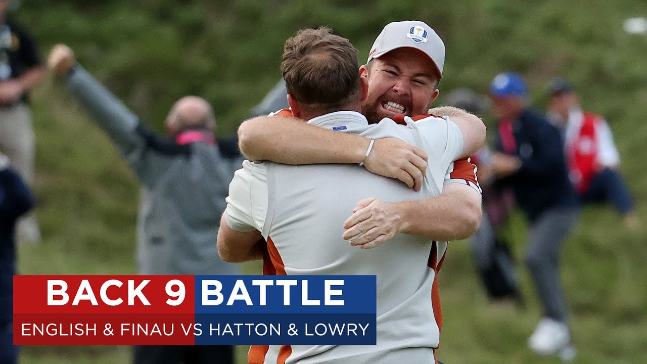 Shane Lowry & Tyrrell Hatton Go Blow For Blow with Tony Finau & Harris ...