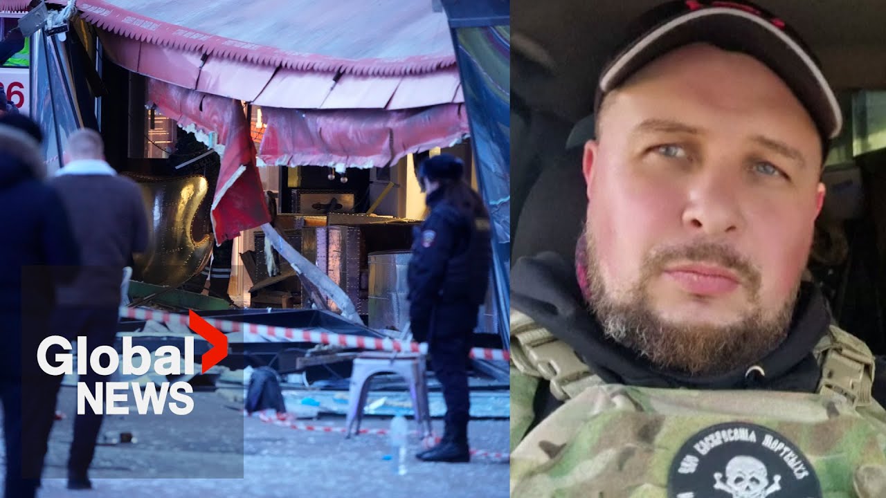 Prominent Russian military blogger killed in St. Petersburg cafe ...