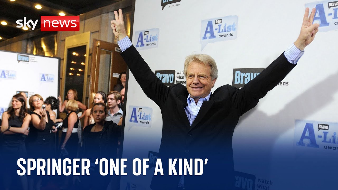 Jerry Springer 'was one of a kind', says broadcaster and friend Trisha ...