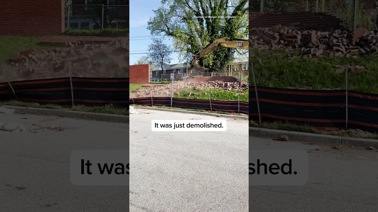 After 80 years, a "spite wall" at Morgan State University has been ...