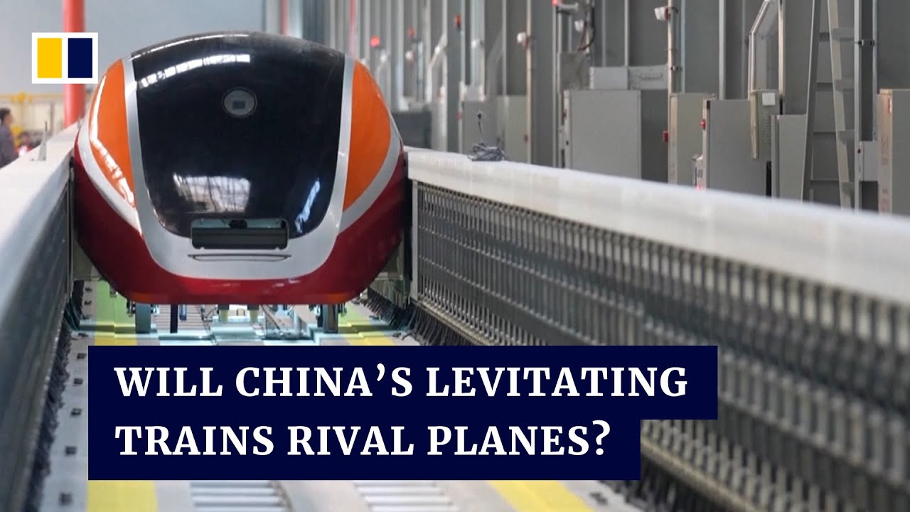 China tests high-speed magnetic levitation train that could move as ...